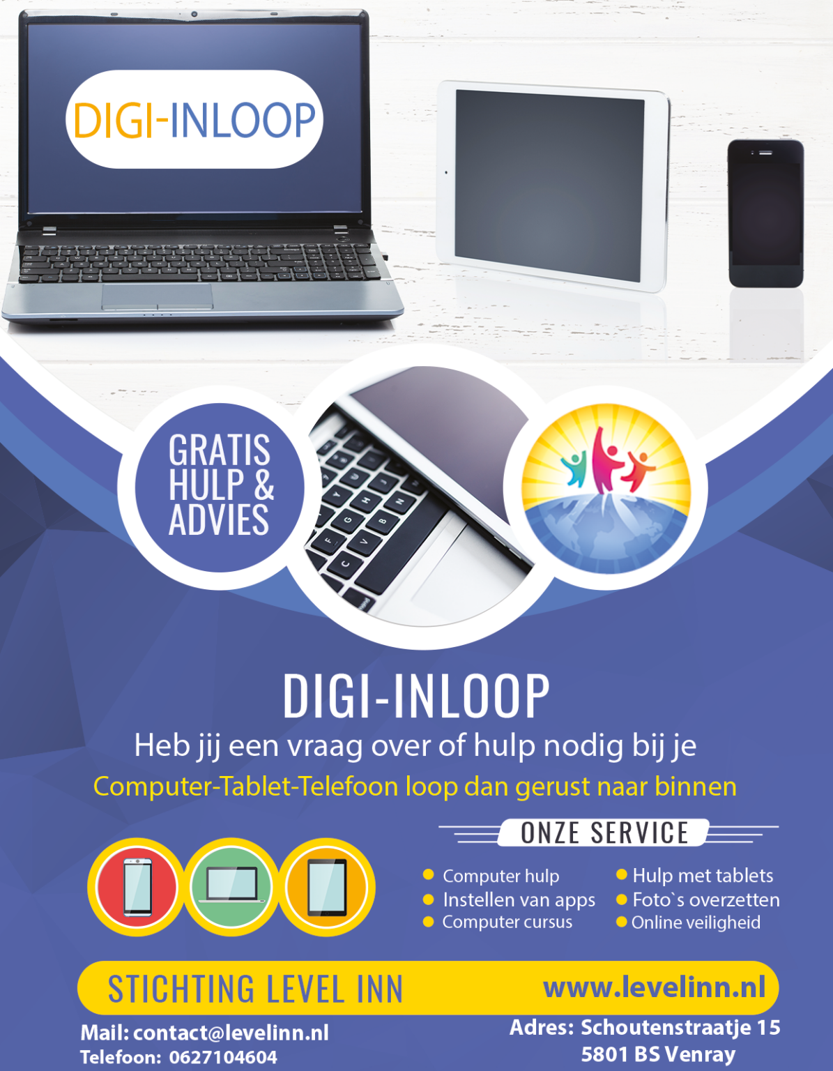 Flyers - Stichting Level Inn